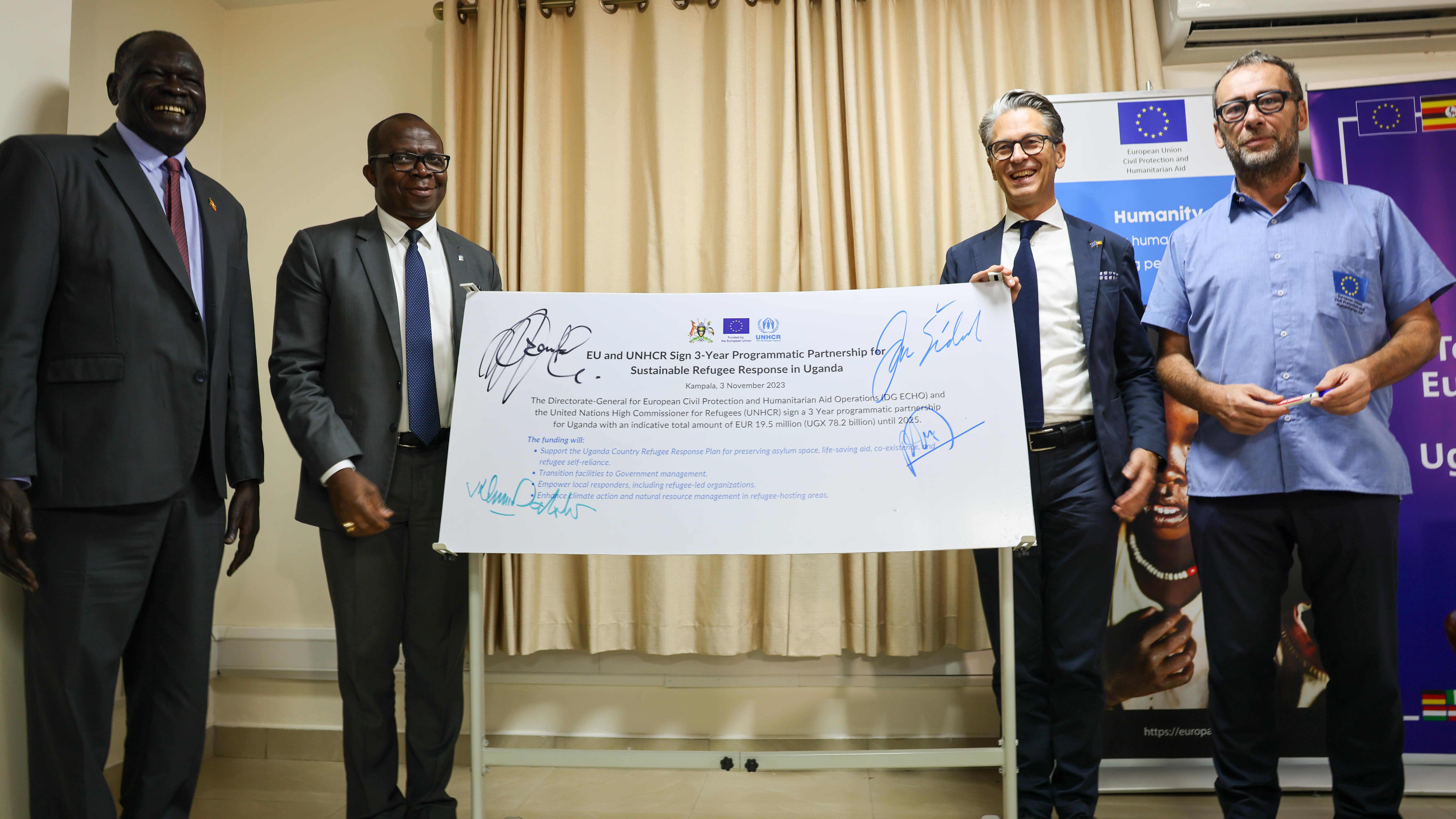 UNHCR and partners launch communication system for refugees in Uganda ...