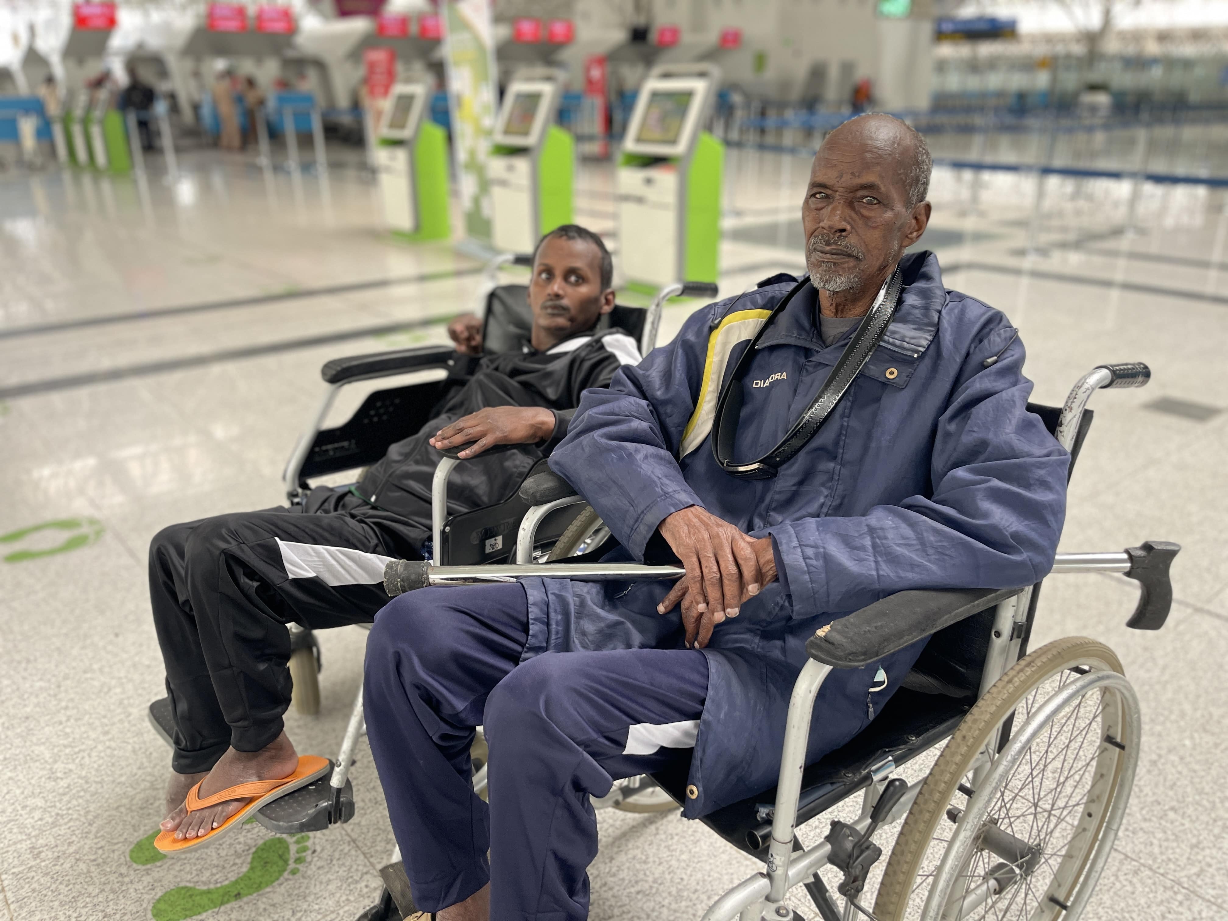 Somali refugee father and son set off to a new life after years in ...