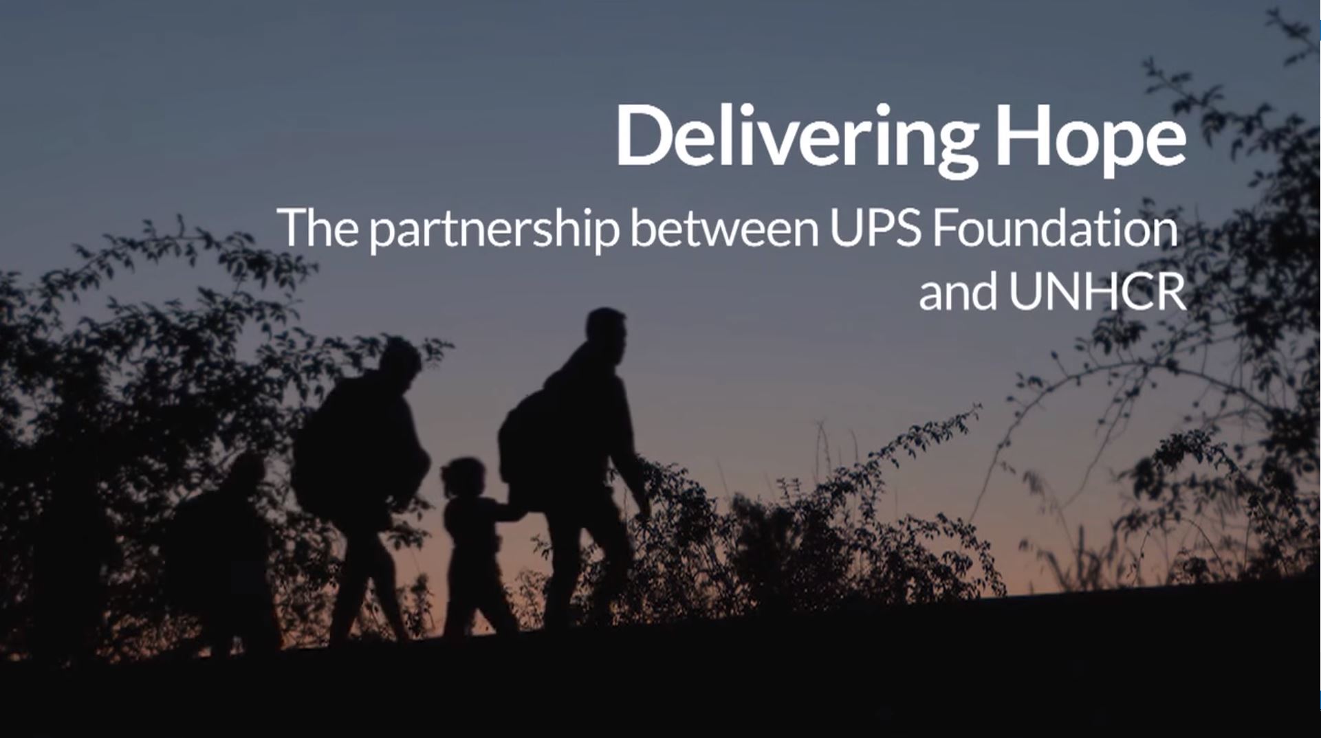 The UPS Foundation | UNHCR Africa