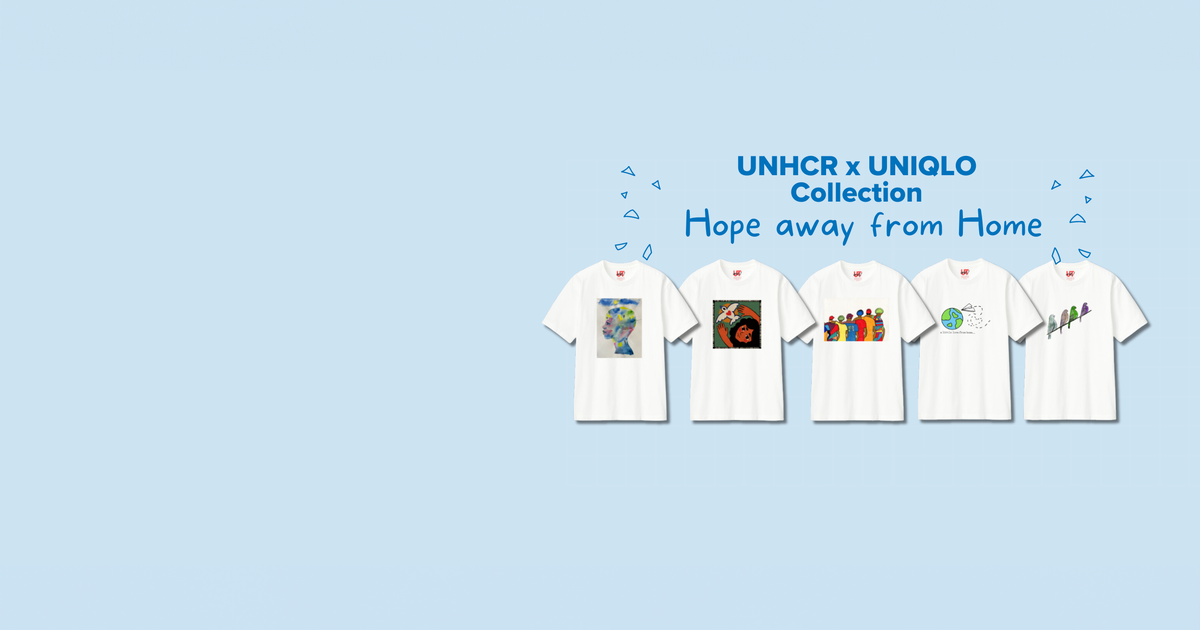 UNHCR and UNIQLO unveil graphic shirt collection to support refugees