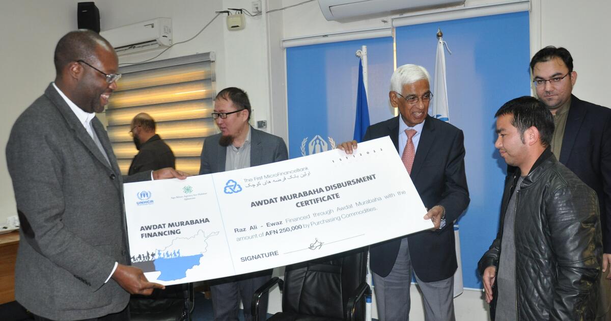 UNHCR with First MicroFinanceBank-Afghanistan launch microfinance ...