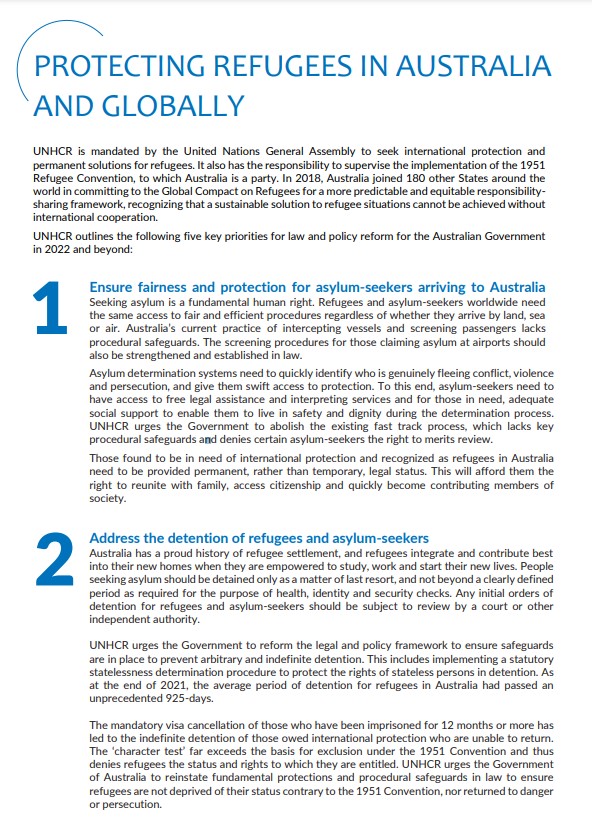 Externalisation | UNHCR Australia