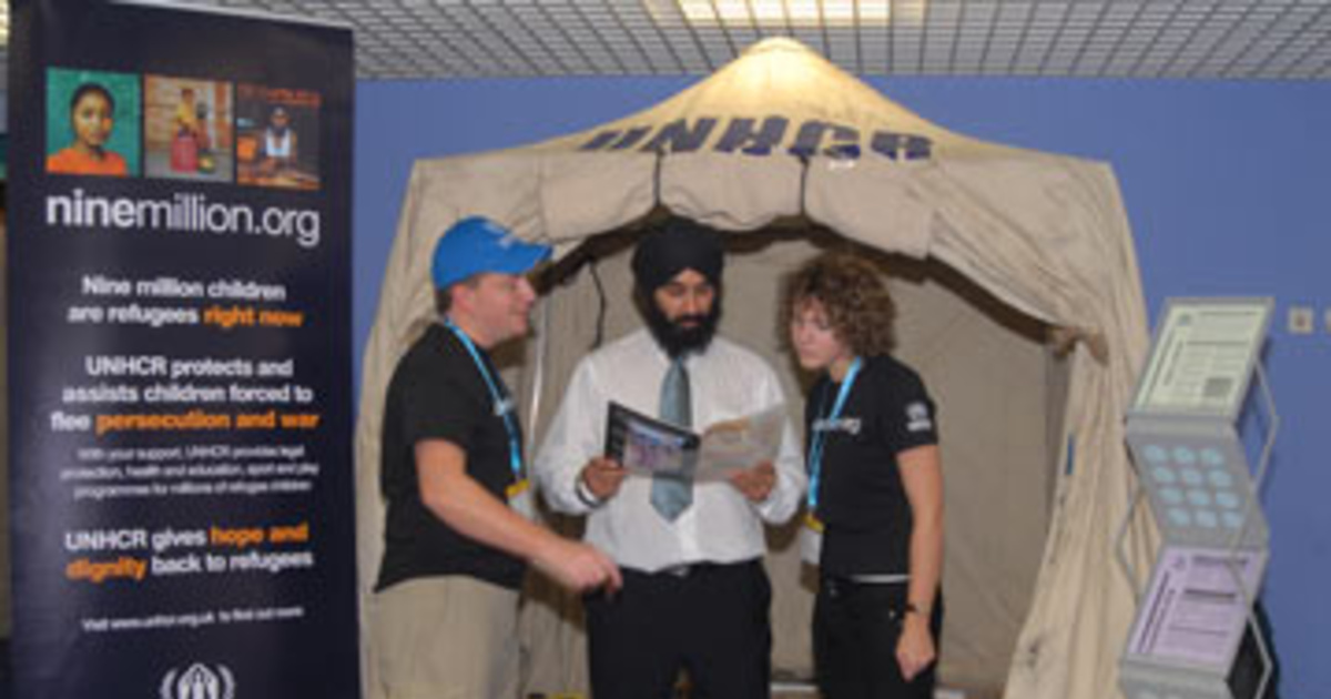 UNHCR's awareness campaign reaches London after stops around the UK ...