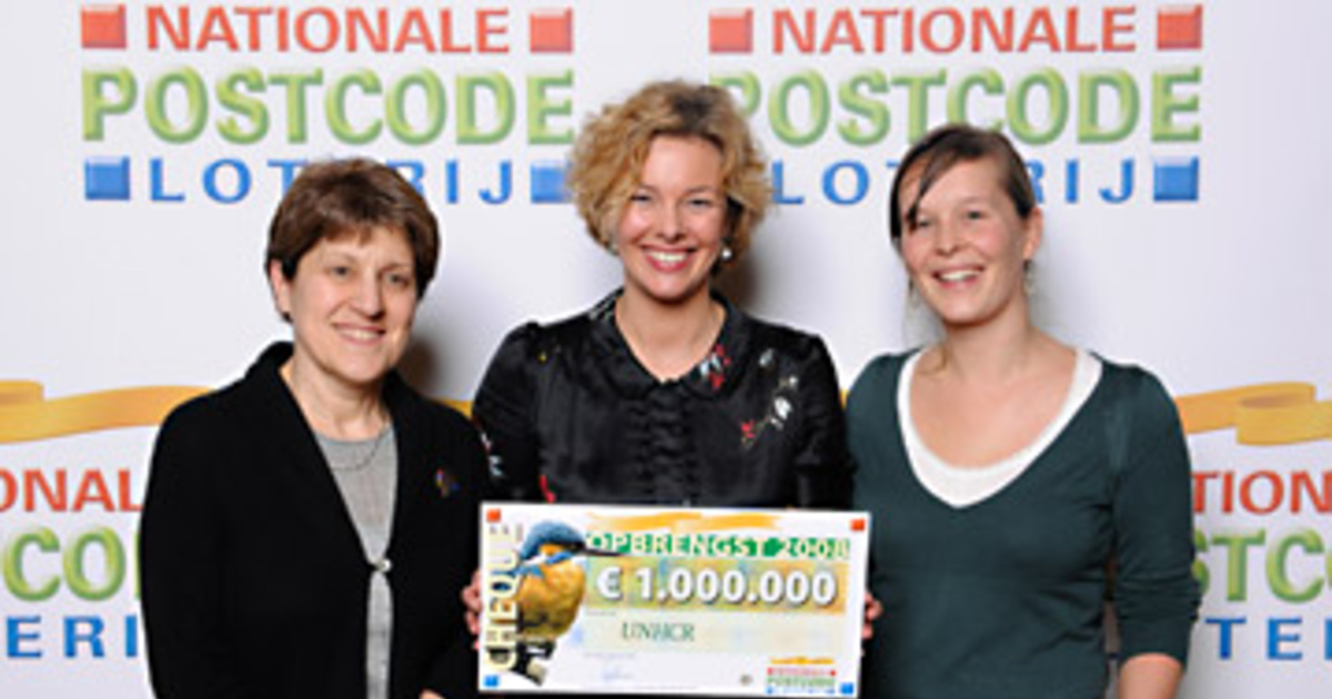 Dutch National Postcode Lottery donates 1 million euros to UNHCR ...