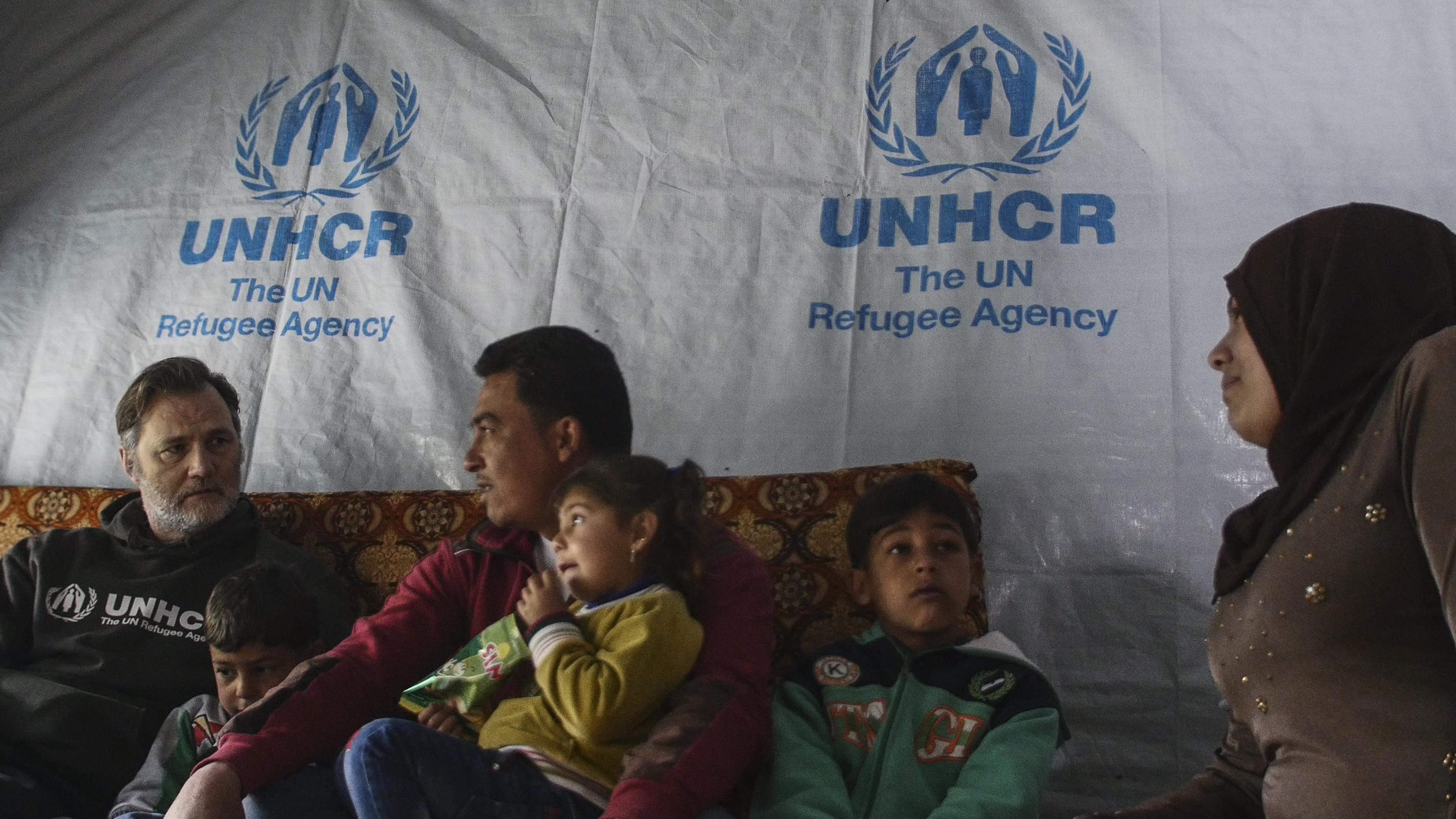 In Photos David Morrissey Visits Syrian Refugees In Lebanon Unhcr India