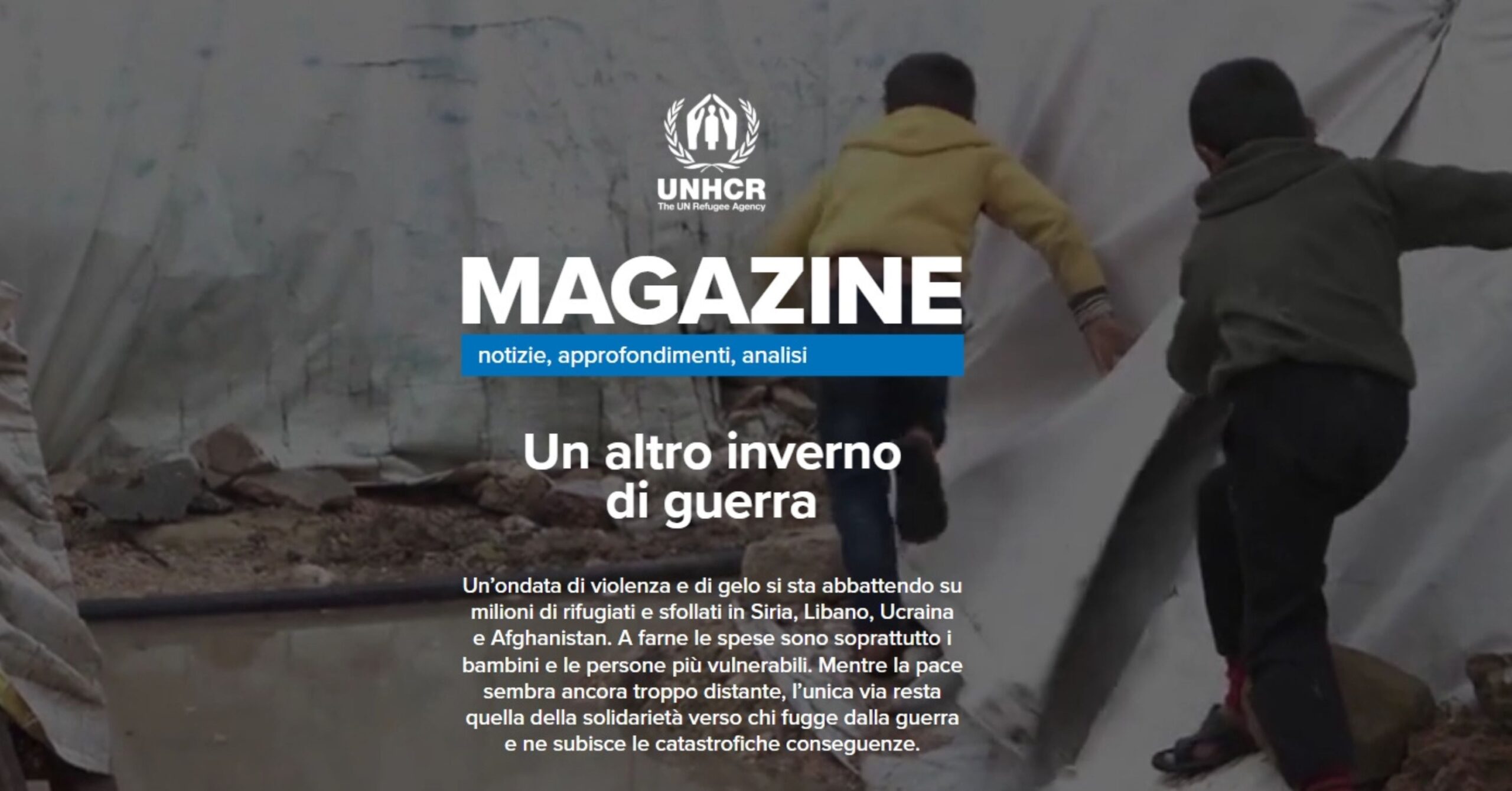 Magazine UNHCR - Gennaio 2025 | UNHCR Italy