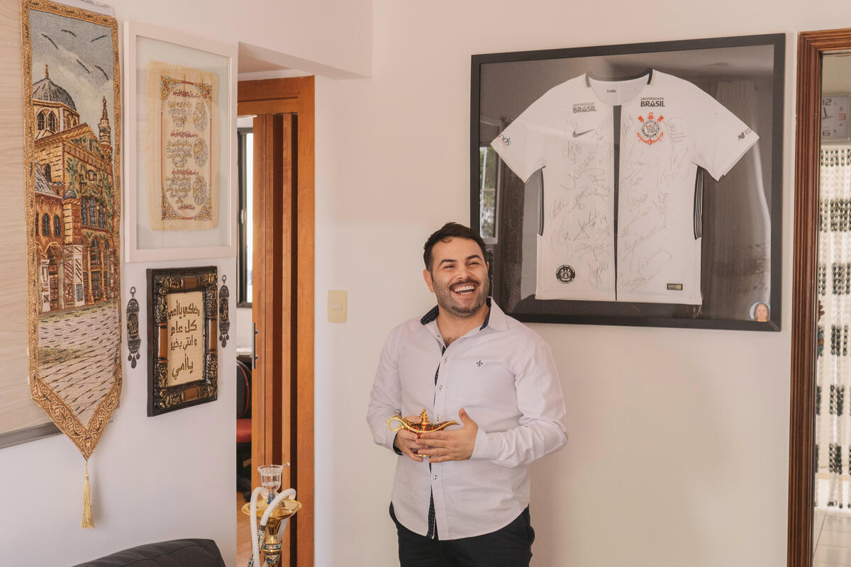 In Brazil, a Syrian refugee seizes every opportunity to thrive in his ...