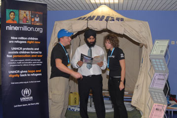 UNHCR's awareness campaign reaches London after stops around the UK | UNHCR