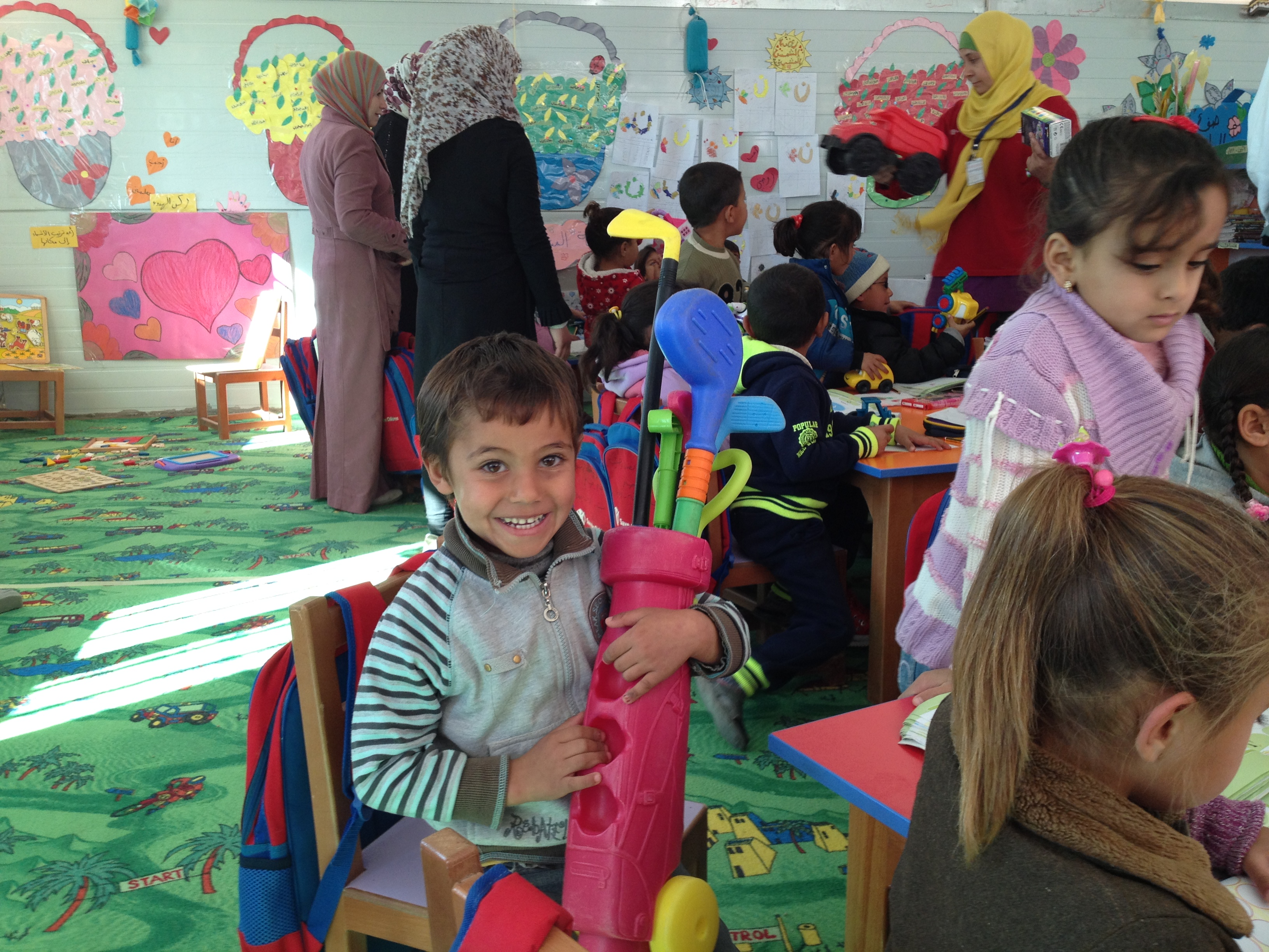 UK toys bring smiles to Syrian refugee children | UNHCR