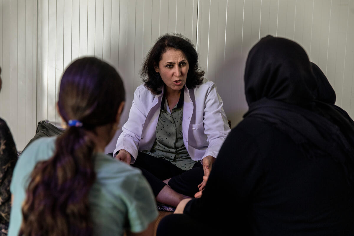 Iraqi doctor provides care and comfort to Yazidi survivors | UNHCR