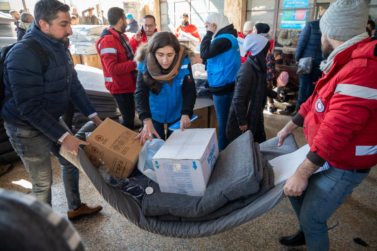 Une aide humanitaire essentielle pour les survivants du séisme en Syrie ...