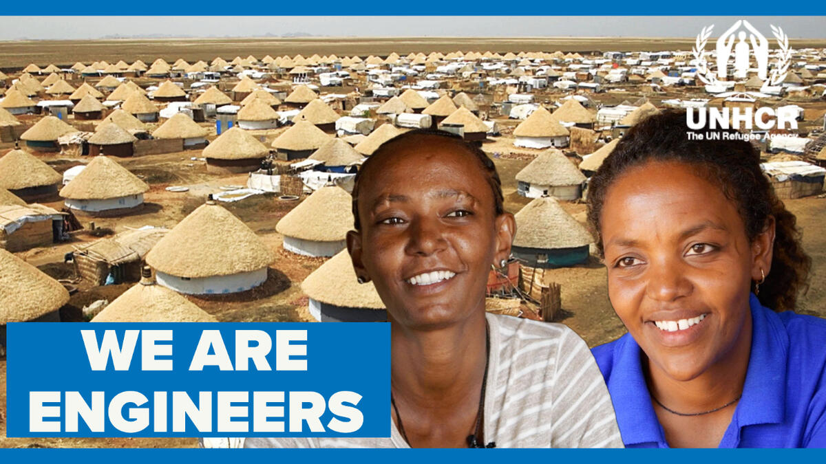 Refugee engineers help to build weatherproof shelters for fellow ...