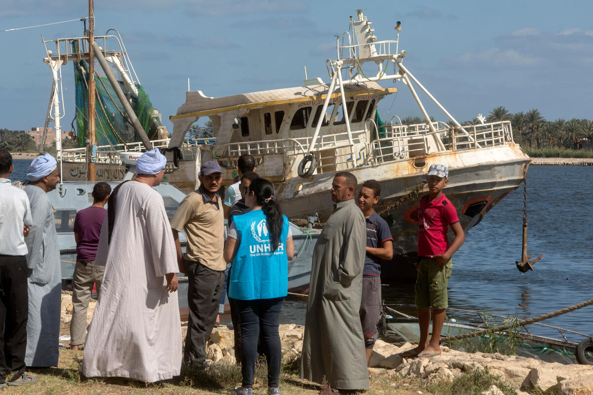 Survivors tell of fights over lifejackets as boat flipped off Egypt | UNHCR