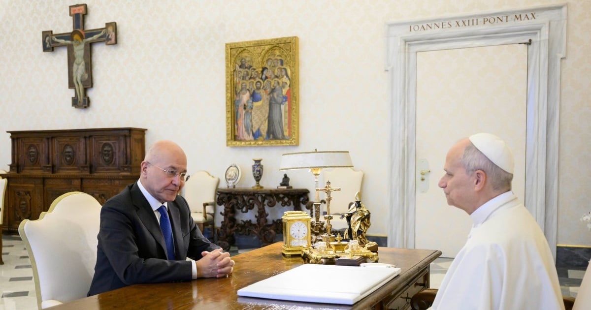 UNHCR’s Salih praises His Holiness Pope Leo XIV's vision for peace and ...