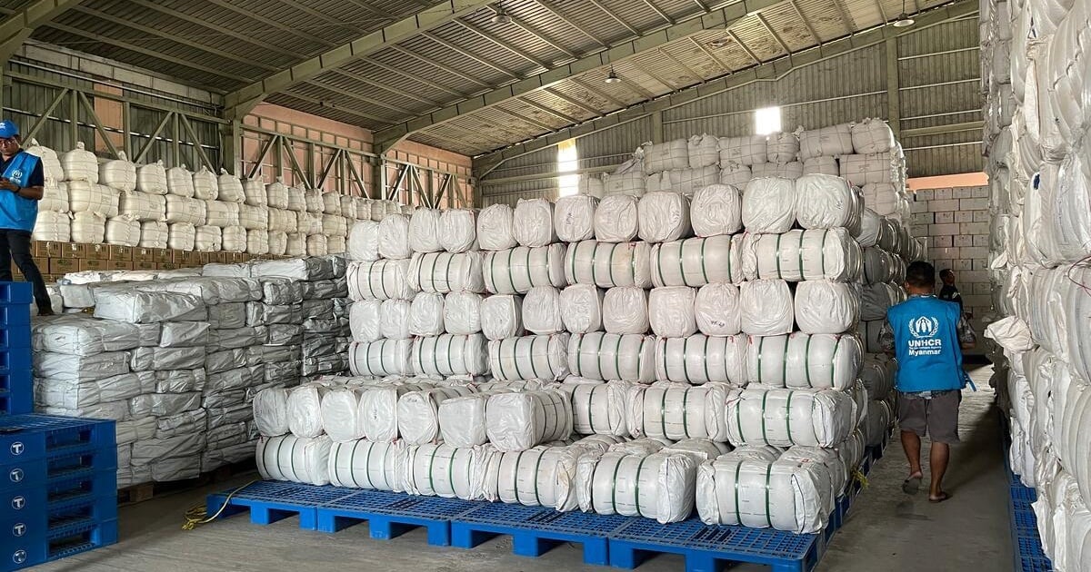 UNHCR airlifts relief supplies for earthquake survivors in Myanmar | UNHCR
