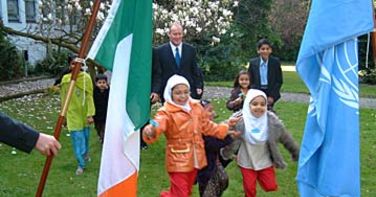 Ireland's annual funding to UNHCR tops US$20 million for first time | UNHCR