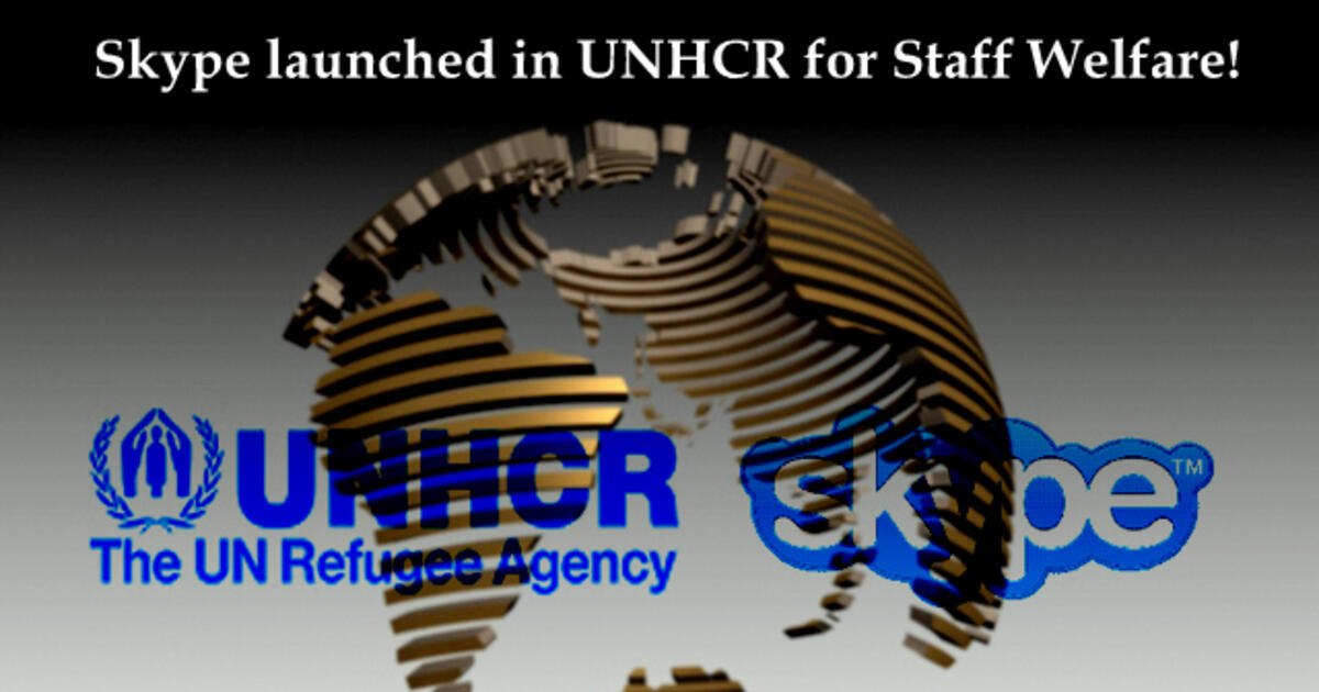 New Skype technology keeps UNHCR staff in touch | UNHCR