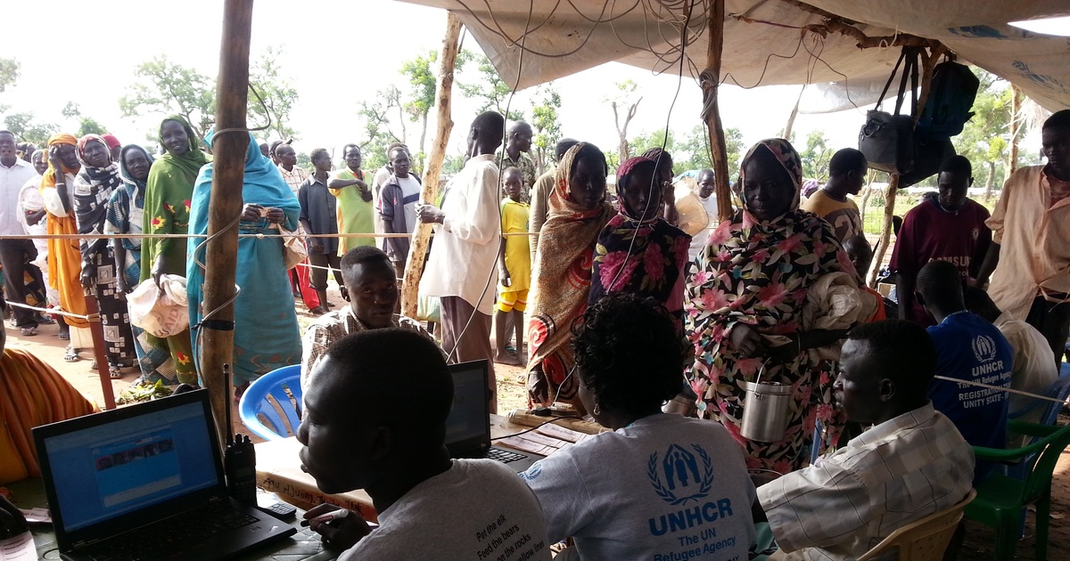 From supermarkets to refugee camps, bar-codes speed up the process of ...