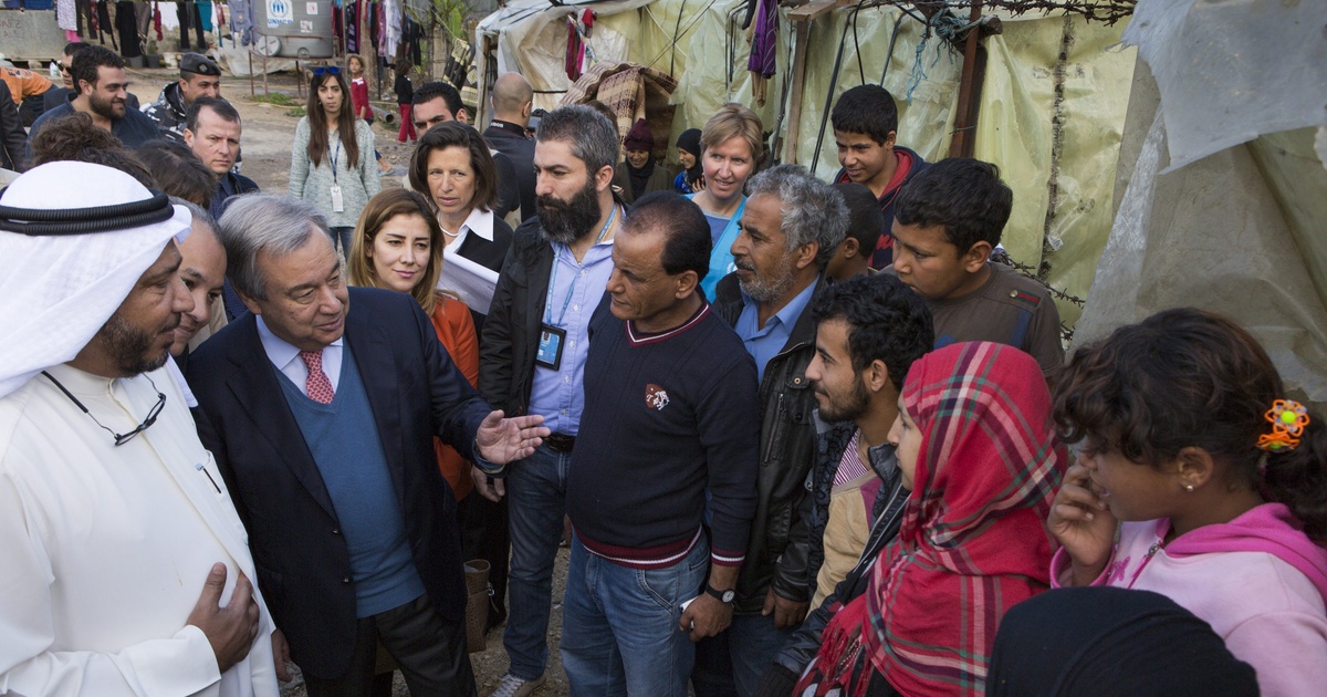 UNHCR chief meets struggling Syrian refugees in Lebanon | UNHCR