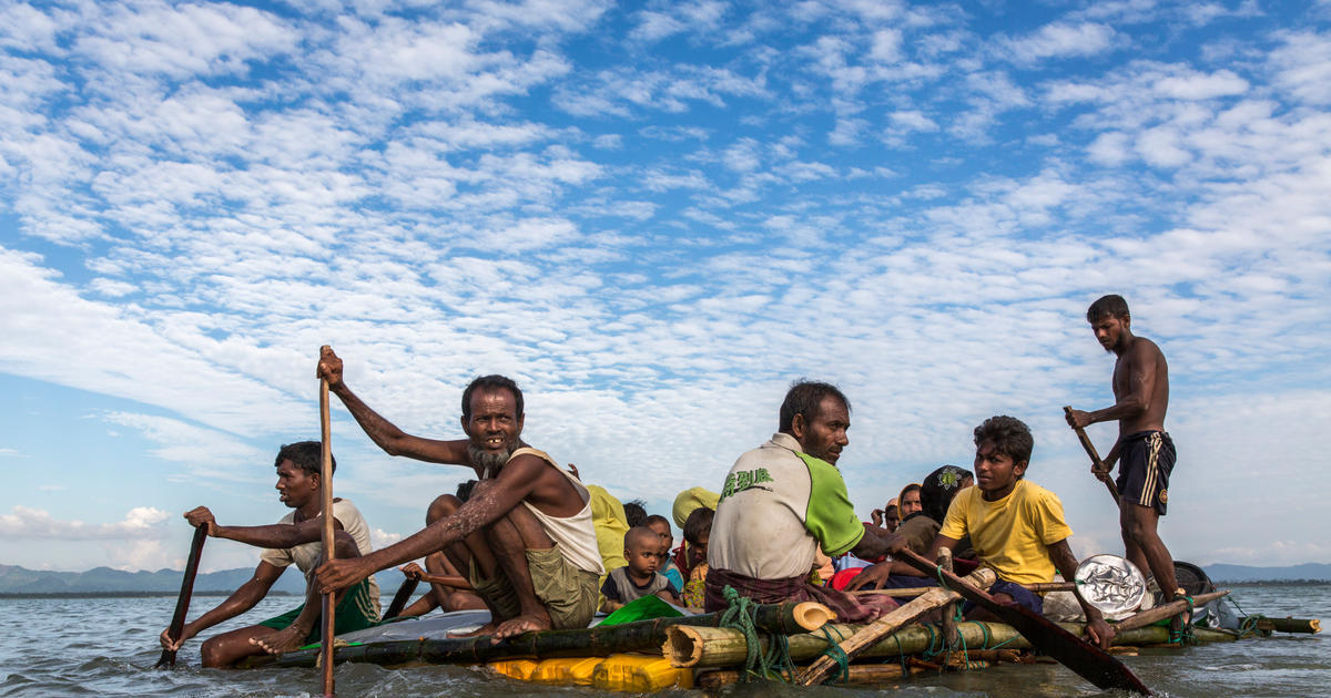 Des radeaux de fortune arrivent depuis le Myanmar / Hausse de la ...