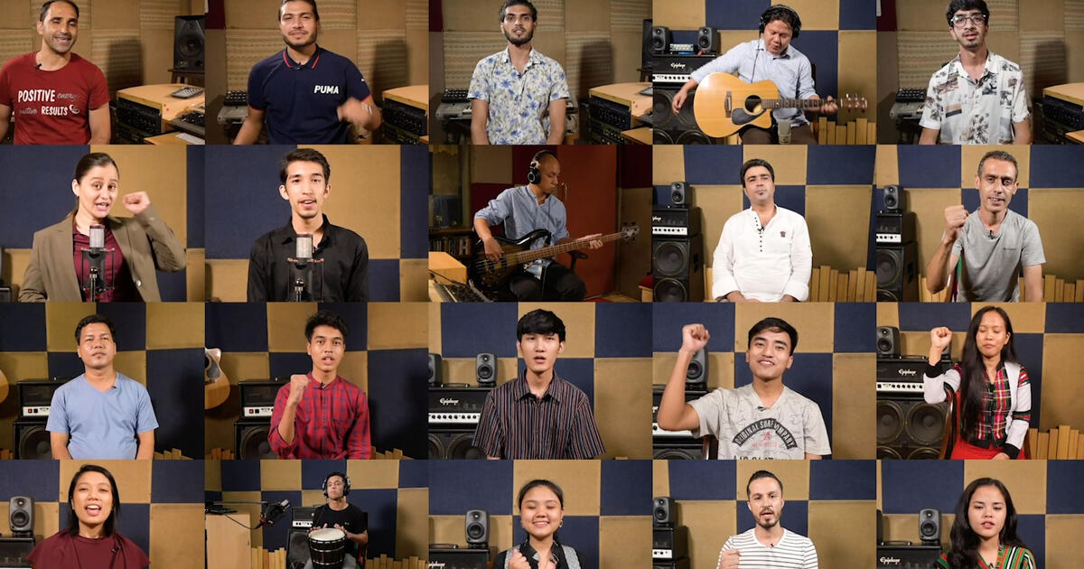 Refugees join voices in a song of hope and kindness | UNHCR
