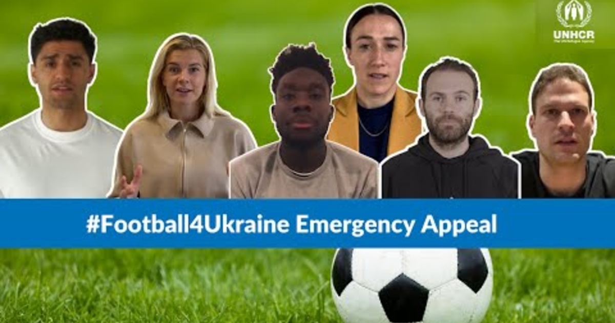 Football unites with UNHCR and WFP in a global appeal for the people of ...