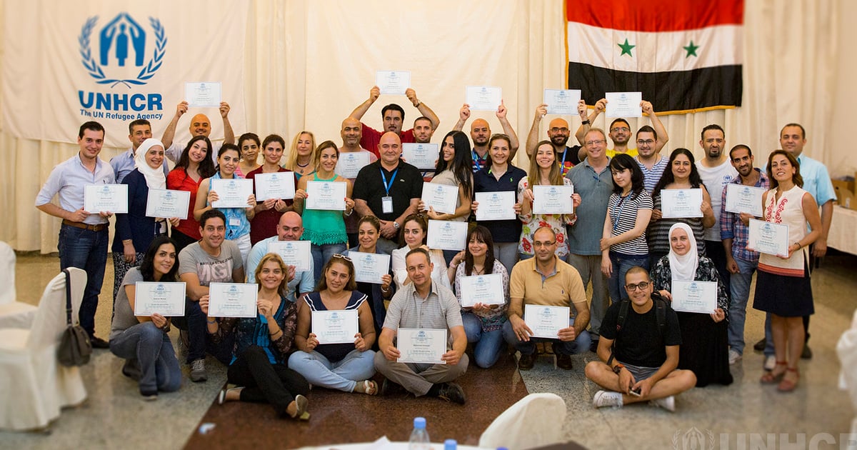 UNHCR In Syria: Training for Better Emergency Management | UNHCR Syria