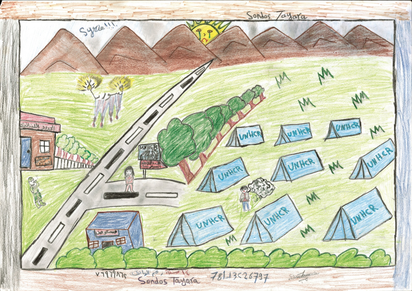 Forced To Flee: Refugee Children Drawing On Their Experiences | UNHCR UK