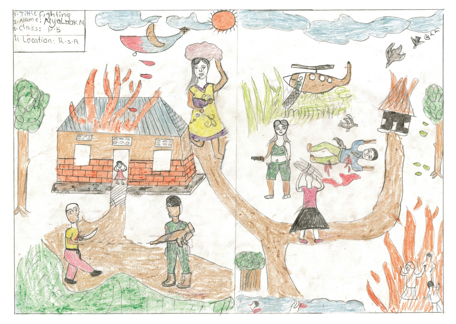 Forced To Flee: Refugee Children Drawing On Their Experiences | UNHCR UK
