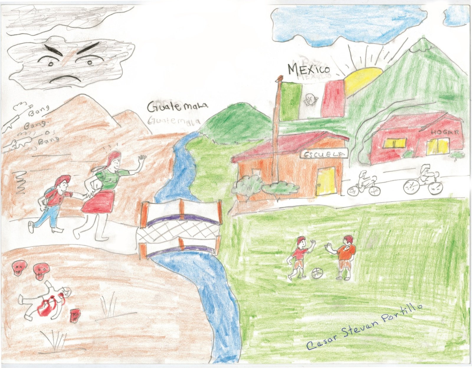 Forced To Flee: Refugee Children Drawing On Their Experiences | UNHCR UK