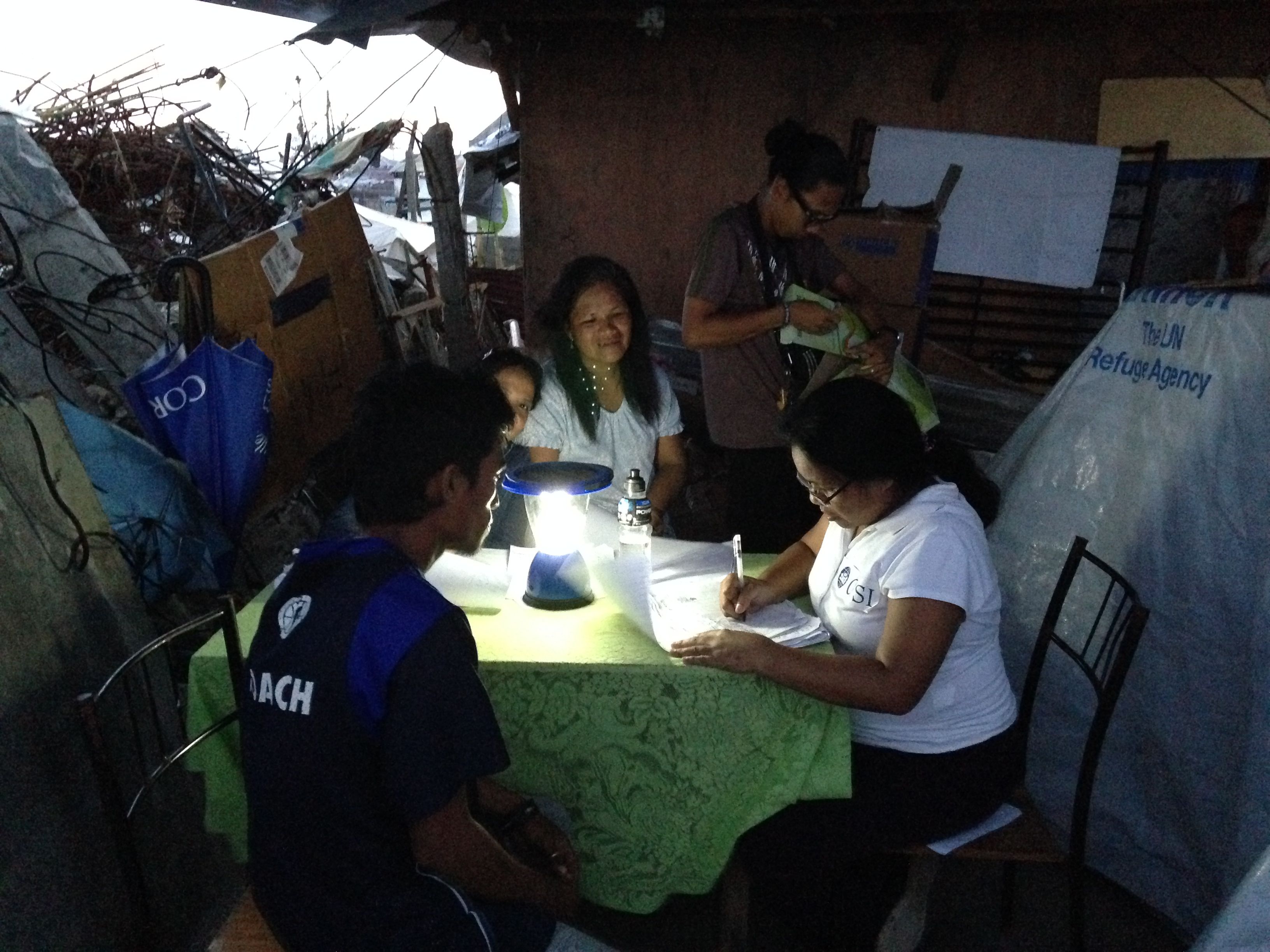 Typhoon Haiyan: UNHCR solar lamps ease life after dark | UNHCR US