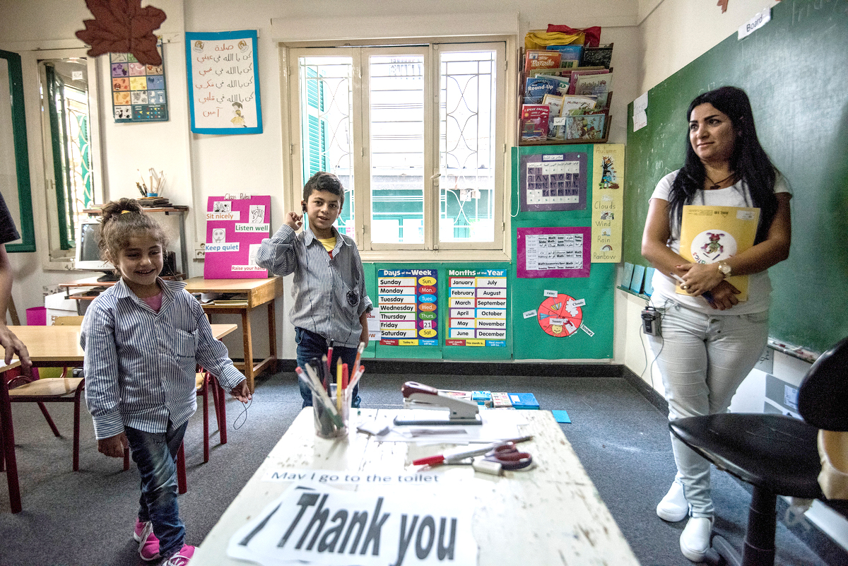 Lebanese school empowers children with hearing impairment | UNHCR US